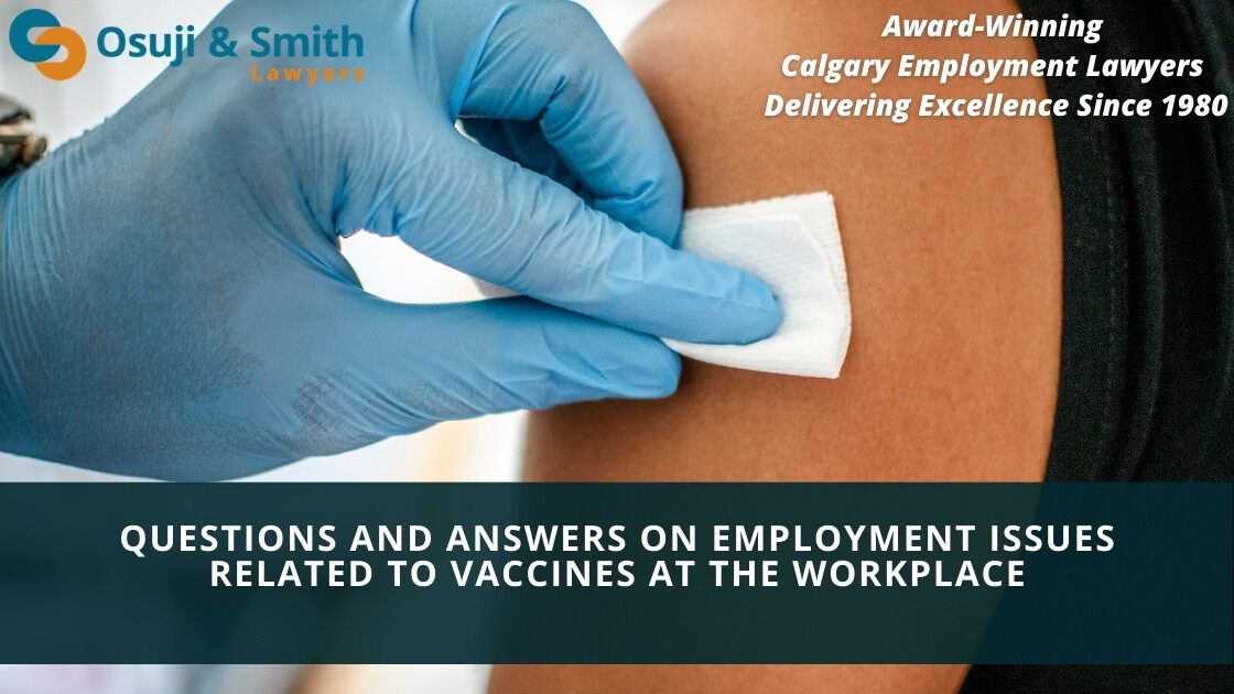 Questions And Answers On Vaccines At The Workplace | Calgary