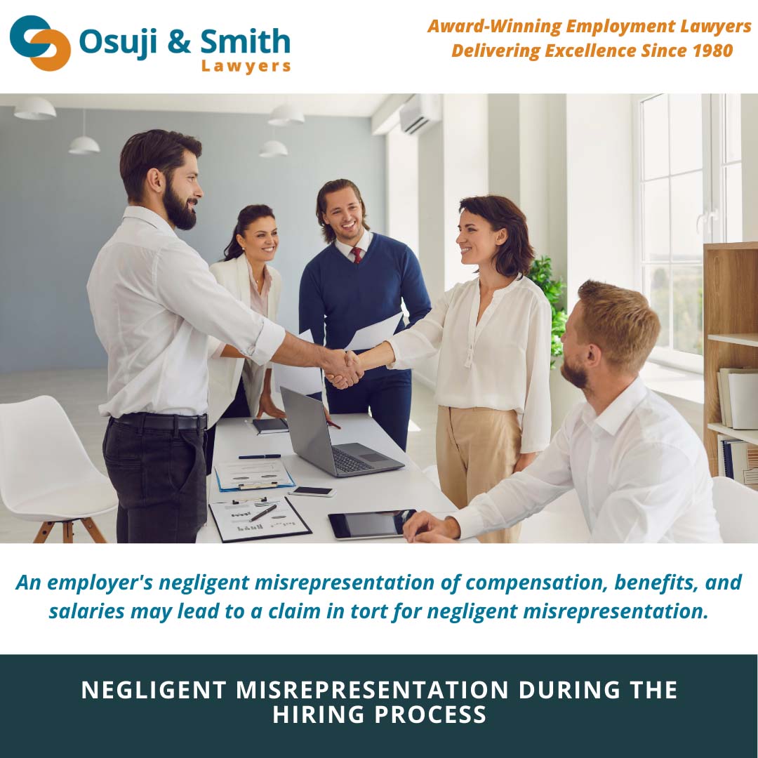 Negligent Misrepresentation During The Hiring Process